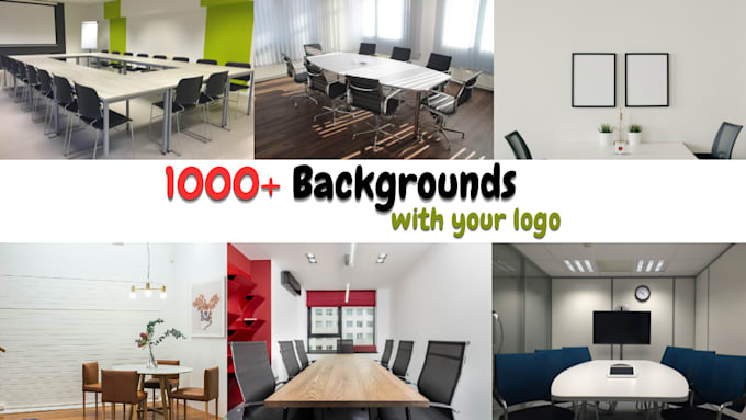 Create a personalized zoom background featuring your logo by Ch_shabbir ...