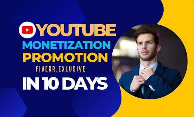 Complete organic youtube channel monetization promotion by Buzz_genius | Fiverr