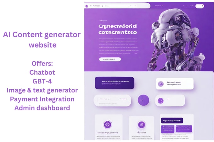 Develop a ai content generator website by Dev_buary | Fiverr Develop a ai content generator website by Dev_buary | Fiverr