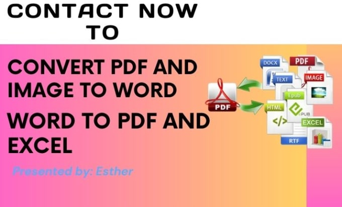 Convert pdfs, words, and images to editable formats by Simplyesther ... Convert pdfs, words, and images to editable formats by Simplyesther ...