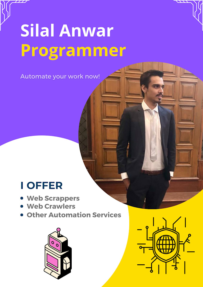 Automate your tasks and make bots by Silal_chattha | Fiverr