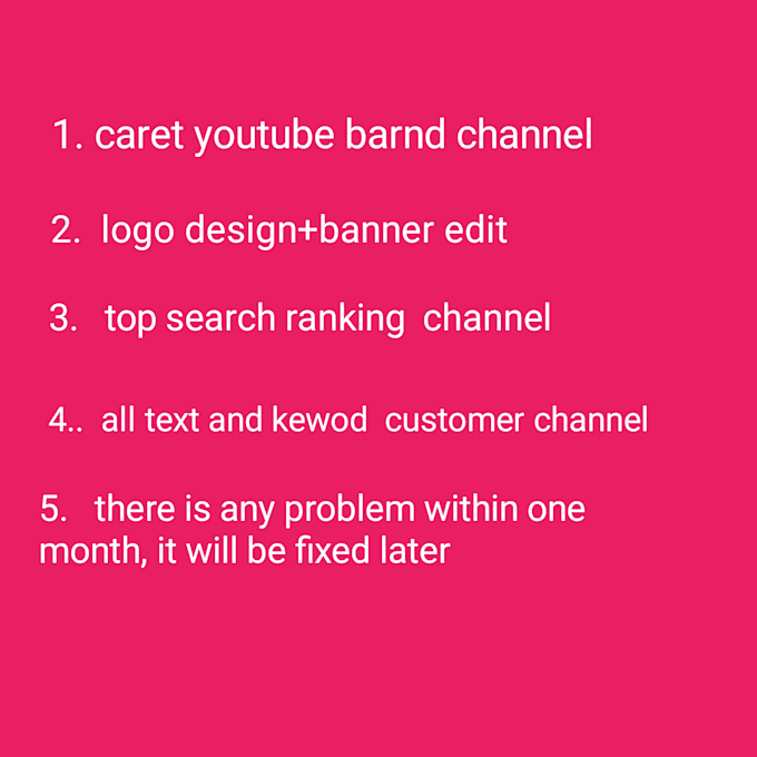 Youtube servicing channel top ranking by Mijanur1s | Fiverr
