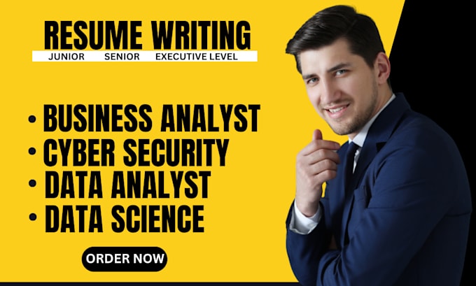Write cyber security, data analyst, and information security resume by Daresume_genius | Fiverr