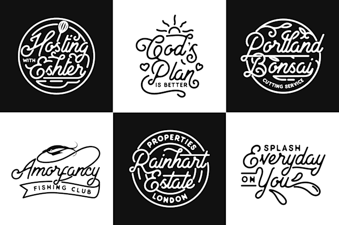 Create lettering typography logo in my style for your design by ...