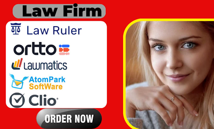Work on law ruler, robly, ortto, clio, lawmatics and atompark by Jay_tech1 | Fiverr