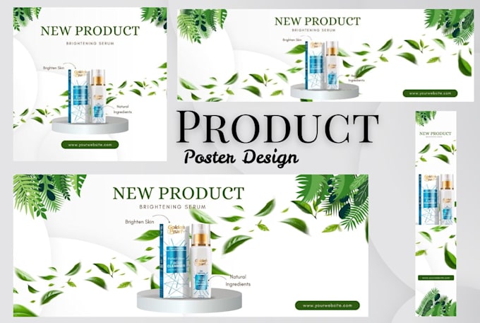 Design unique and attractive product poster design by Sydgohar | Fiverr