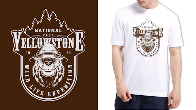 Design vintage retro outdoor badge t shirt logo by Furqan_graphic | Fiverr