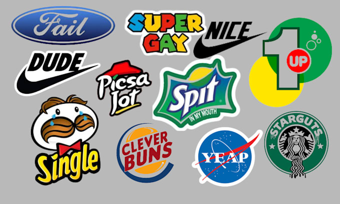 Designs custom parody bootleg logo by Rajpoot37 | Fiverr