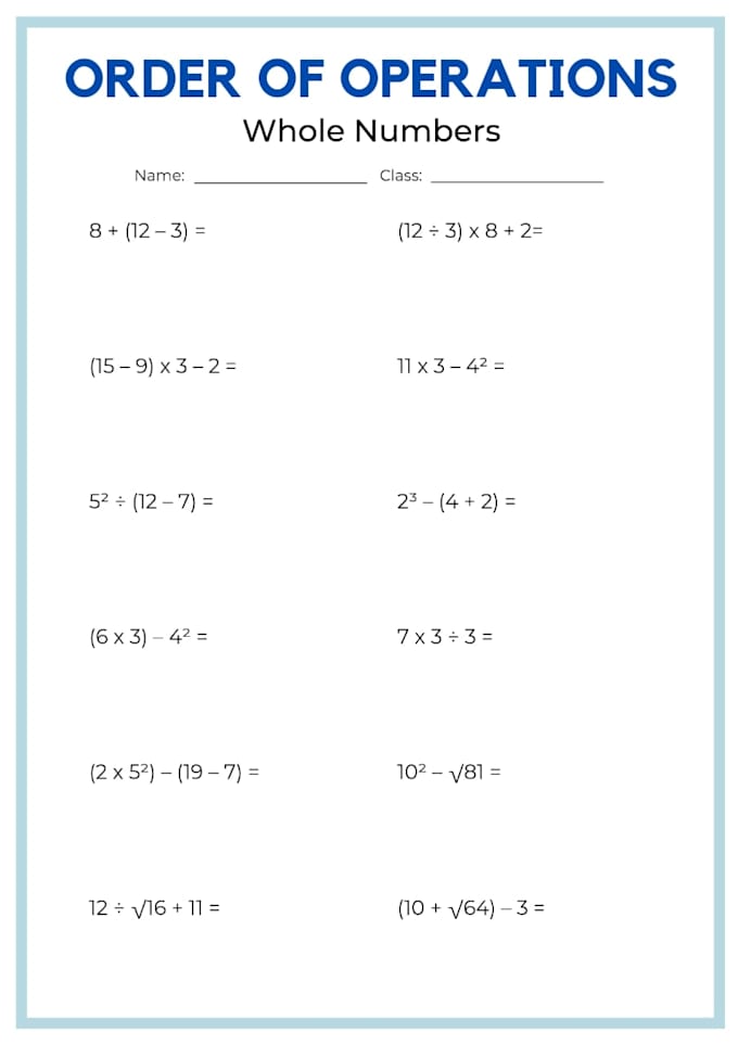 Create kids maths worksheets by Abdullahrao_07 | Fiverr