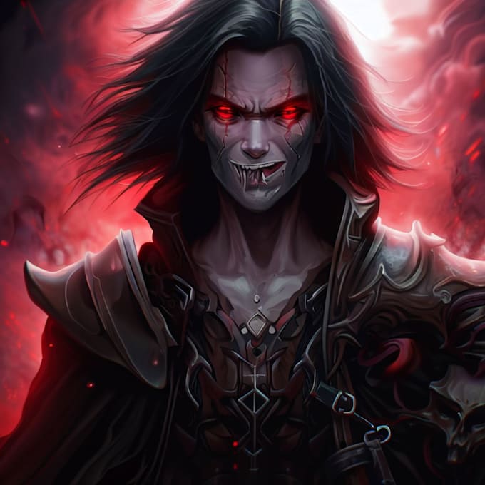 Create a fantasy horror character by Dearaxee | Fiverr