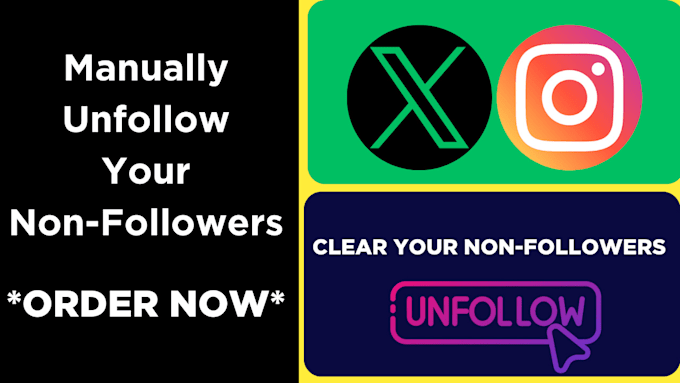 Manually unfollow your non followers on instagram by Anirudhan_kr | Fiverr