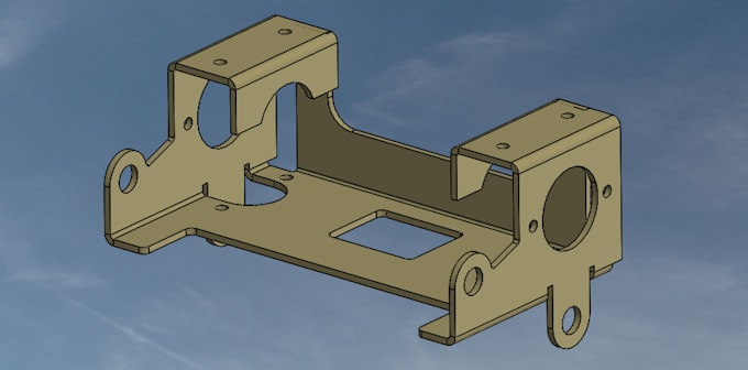 Create 2d and 3d mechanical design in autocad and solidworks by ...