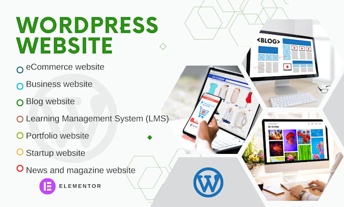 Build a responsive wordpress site with elementor pro by Arnab_dey_sabuj | Fiverr
