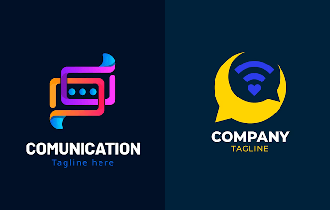 Design awesome communication logo with in 15 hours by Ditjd_foyjd | Fiverr