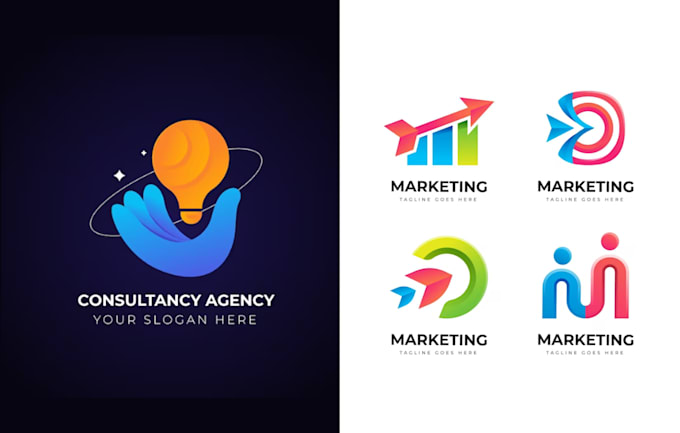 Design unique marketing logo for your business by Ditjd_foyjd | Fiverr