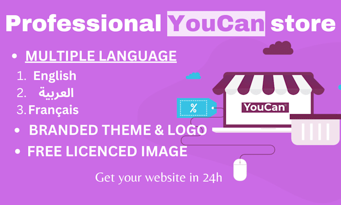 Build youcan shop for ecommerce dropshipping and cod by Mracmounth | Fiverr