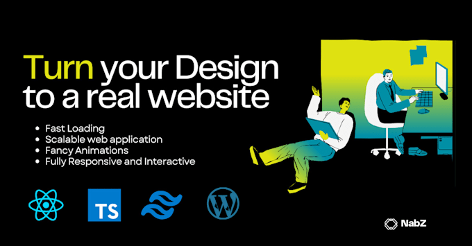 Convert your design to a responsive react application by Nabilmouzouna ...