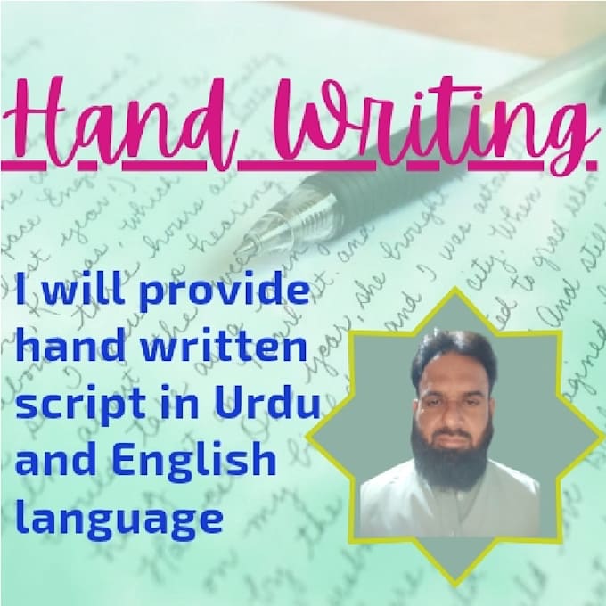 Do handwriting in urdu, english and articles too by M_shafiq_rehman ...