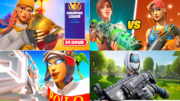 Design eye catching fortnite thumbnails by Thumbnailbymohd | Fiverr