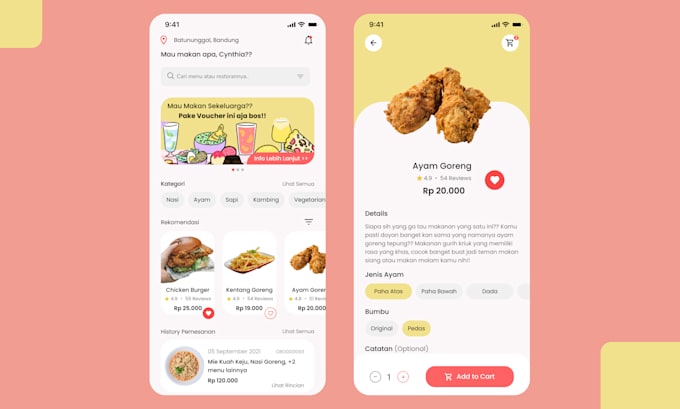 Make ui ux design with a cute style in 48 hours by Meecyn | Fiverr