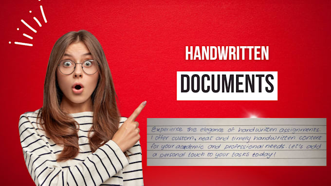 Convert your scanned documents in a handwritten format by Harmaynn | Fiverr