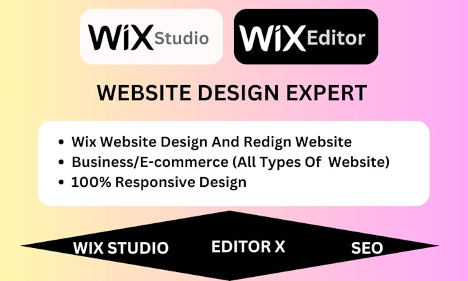Create a professional wix studio, editor x design redesign wix studio website by Nipec_digital ...