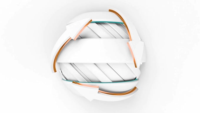 Create 3d globe reveal effect animation for logo or intro by ...