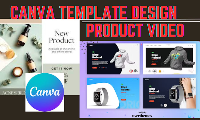 Design social media post create amazing product video using canva ...