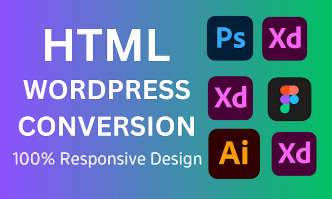Expert psd xd figma sketch to html and wordpress conversion services by ...