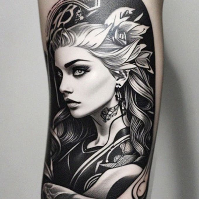 Create professional tattoo design by Tiaanyl | Fiverr
