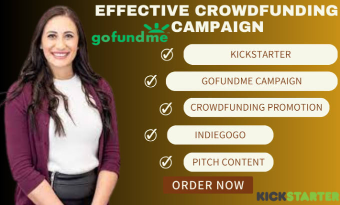 Promote your gofundme, indiegogo, kickstarter, wefunder, crowdfunding ...