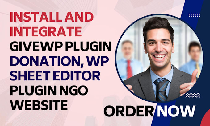 Install and integrate givewp plugin donation, wp sheet editor plugin ...