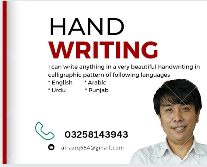 Write anything in a very precious handwriting in calligraphic pattern ...