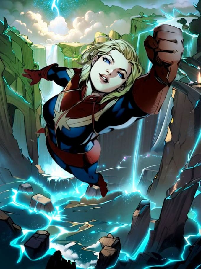 Make comic page comic characters custom art according to your wishes by ...