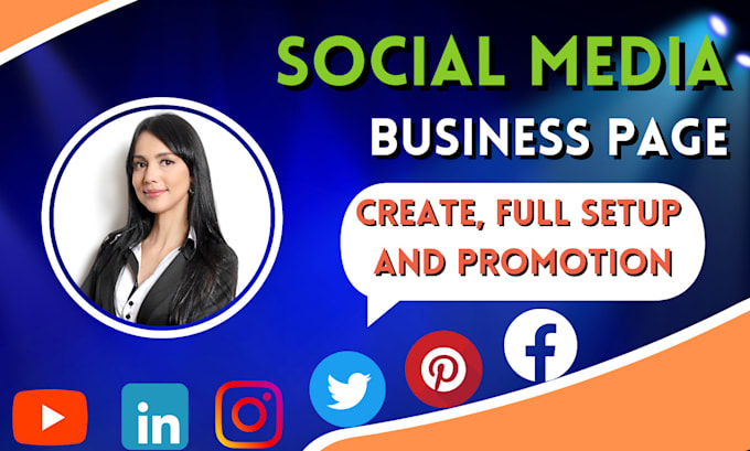 Create, set up and promote all social media accounts and facebook ...