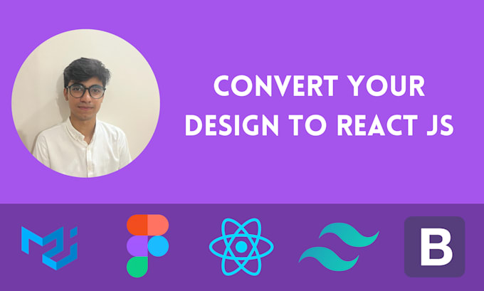 Convert Your Design Figma To React Js Using Tailwind Css Bootstrap Materialui By Karankumar74