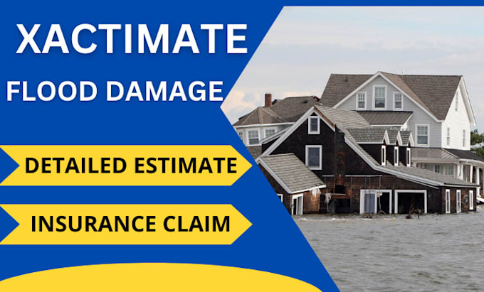 Do flood damage estimate for your insurance claim in xactimate by ...