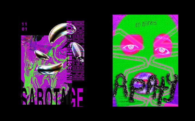 Create a cool, edgy poster for your event by S_garane | Fiverr