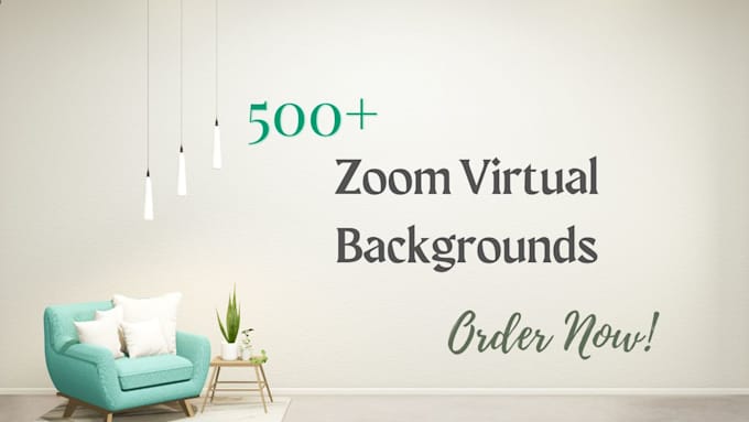 Design a custom zoom virtual background by Khadijadnexpert | Fiverr