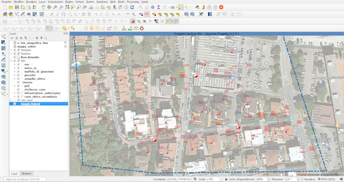 Design ftth network qgis and permit layouts by Leonorapaheshti | Fiverr