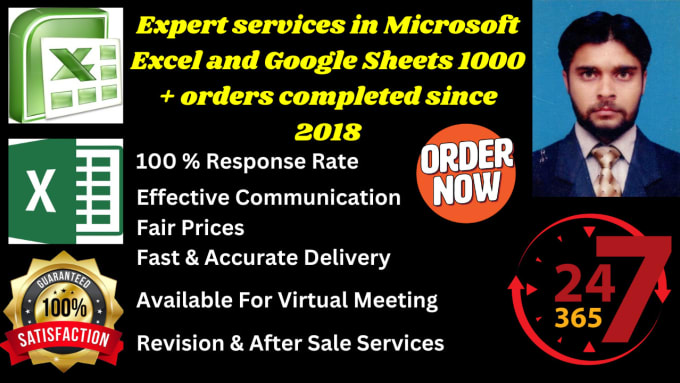 Be excel and google sheet expert by Abdulraheem581 | Fiverr