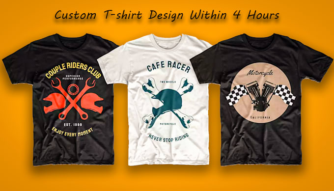 Create custom t shirt design within 4 hours in photoshop by Mr_aayush11 ...