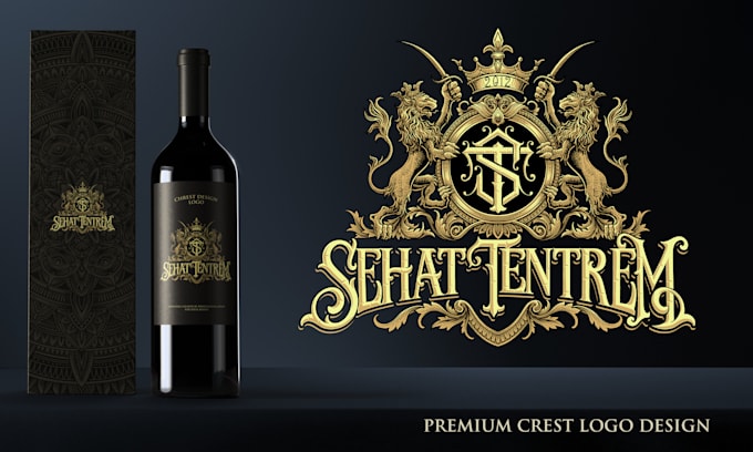 Create professional crest design for your brand label by Tonymidi | Fiverr