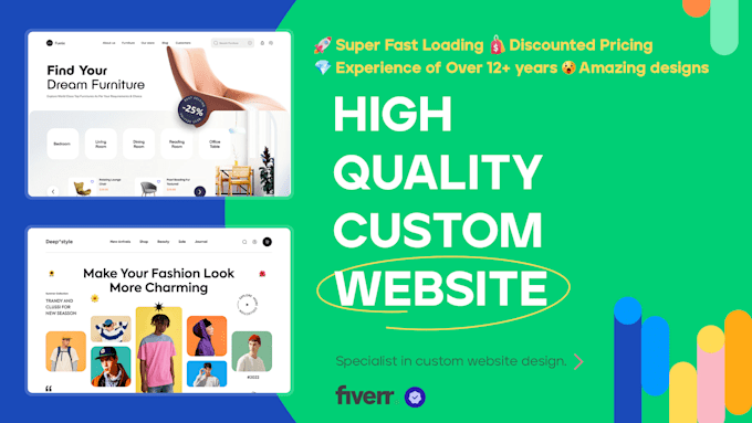 Build an amazing customised website for your business by Divinepulsar ...