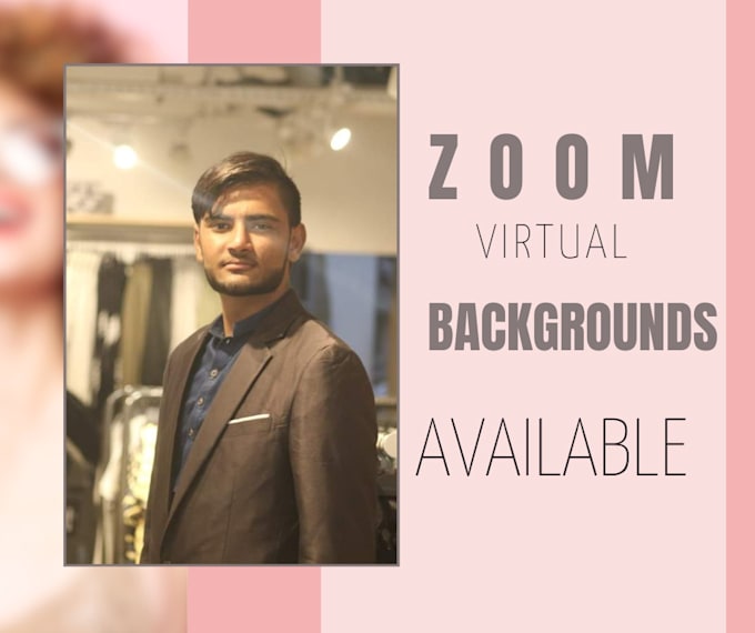 Do zoom virtual backgrounds with your logo by Murtazaawan751 | Fiverr