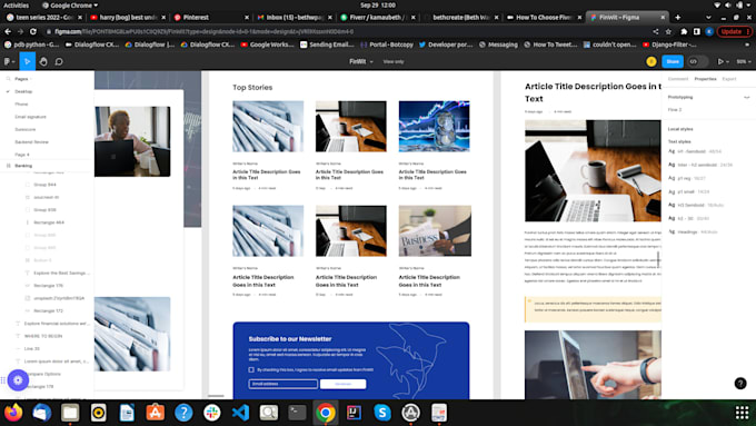 Develop professional website and personal portfolios by Kamaubeth | Fiverr