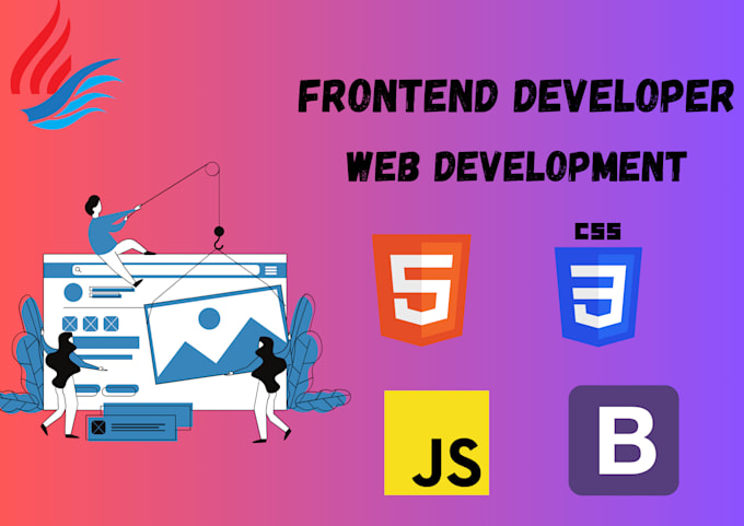 Be your front end developer in html, css , and bootstrap, responsive ...