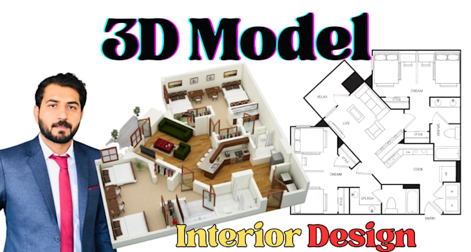 Do sketchup 3d model home design by Rajazargham | Fiverr