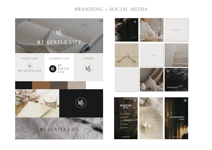 Create elegant minimalist social media kit feeds design by Voeuxdesign_ | Fiverr