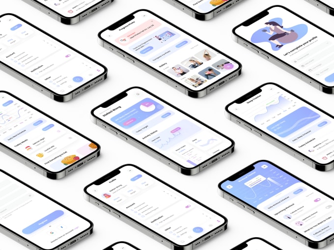 Design complete mobile app ui ux design in figma by Ruchikgraphics | Fiverr